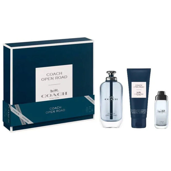 Coach Open Road Men 3s Set (Edt100ml+ Edt 15ml+ S/Gel 100ml) – Perfume ...