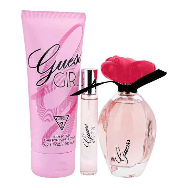 Guess Girl EDT 100Ml+EDT 15Ml+Body Lotion 200Ml – Perfume Online